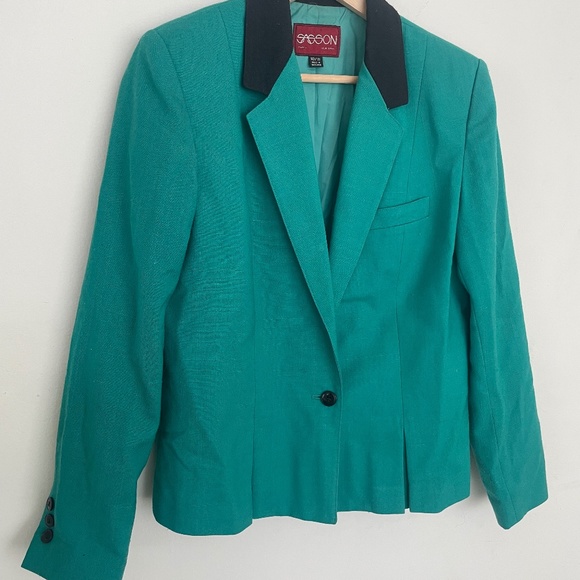 Jackets & Coats | Vintage Green Blazer | Poshmark